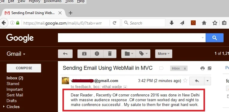 Sending Emails in ASP.NET MVC