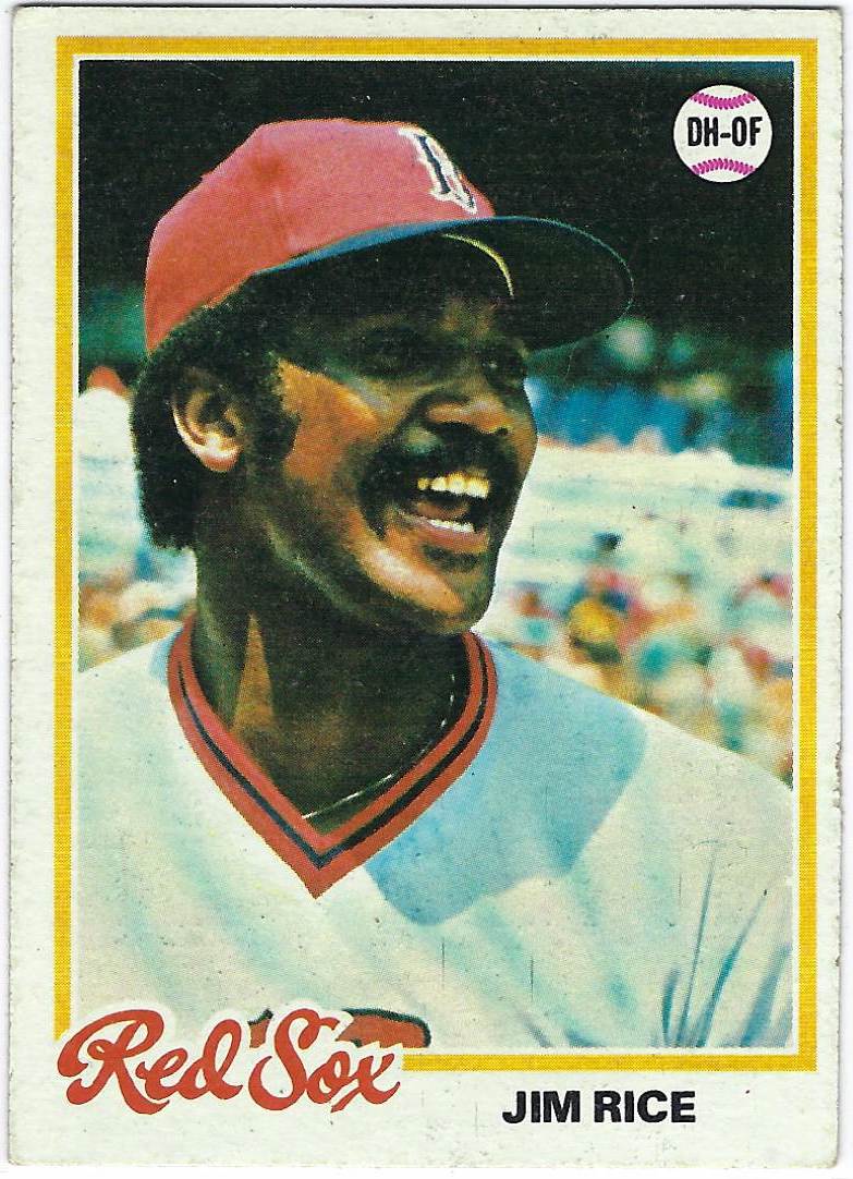 Cardboard Greats: Top 5 Cards: Jim Rice
