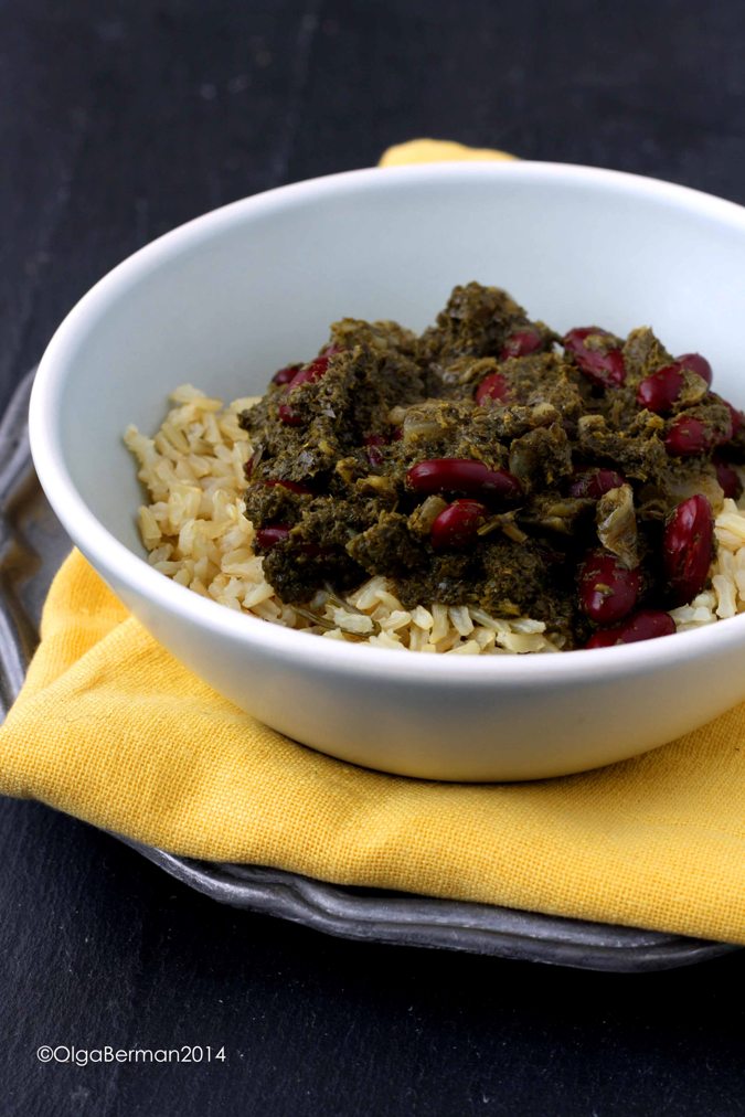 Mango & Tomato: Persian Green-Herbed Stew Recipe: Silk Road Vegetarian ...