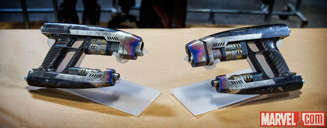 Fashion and Action: Guardians of the Galaxy - Movie Prop & Weapon Close ...