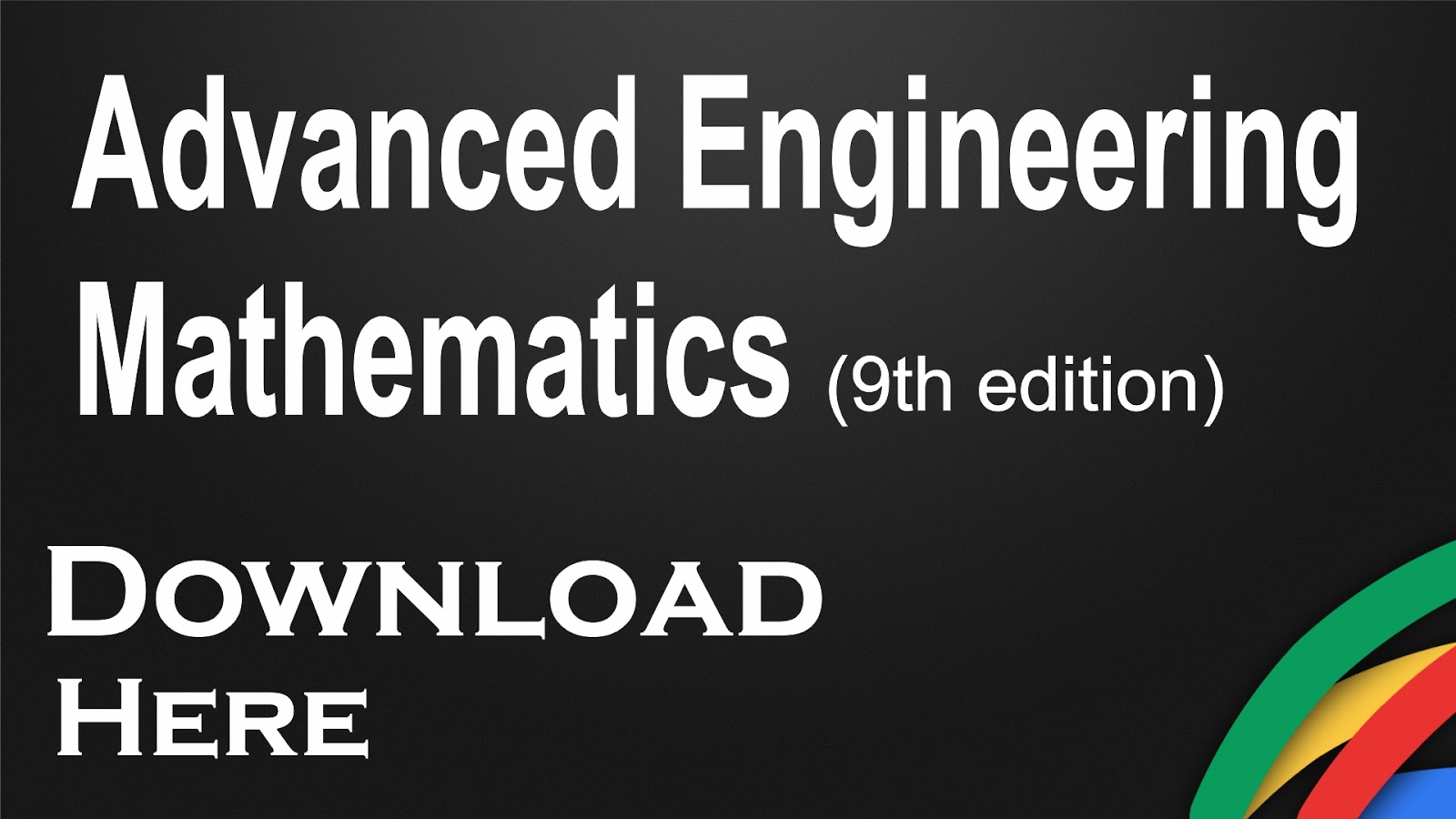 Advanced Engineering Mathematics Book