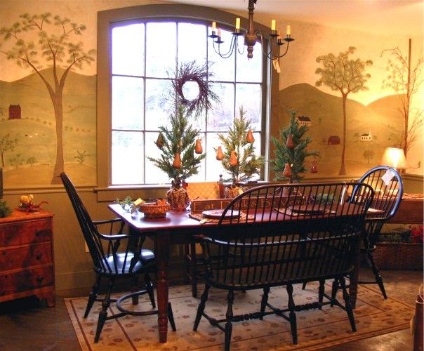 Eye For Design: Decorate With Primitive Colonial Murals