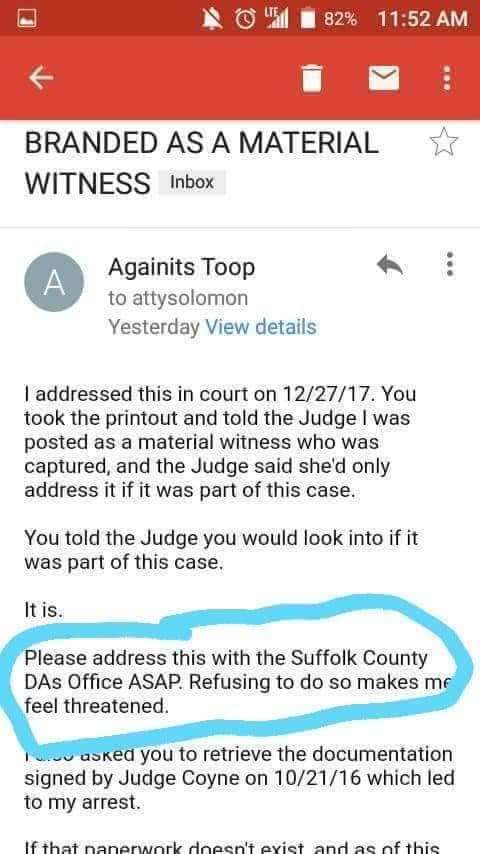 Suffolk County DAs Office still refuse to give me a copy of the file