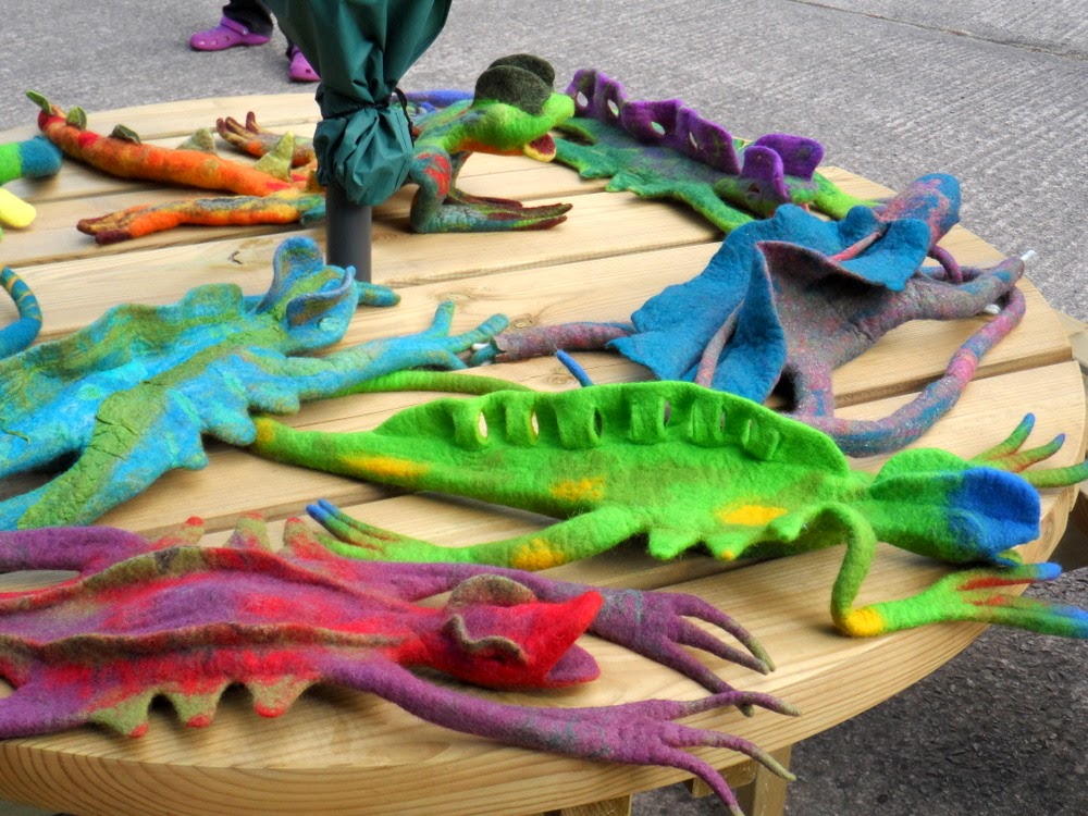 Felters Journey: Making lizards with Judit Pocs