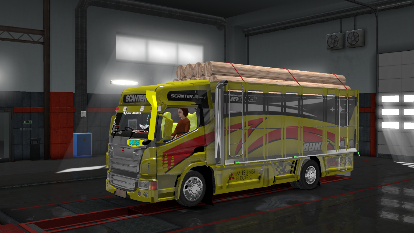 Mod ETS2 S Canter BY FDW - Mod ukts bus