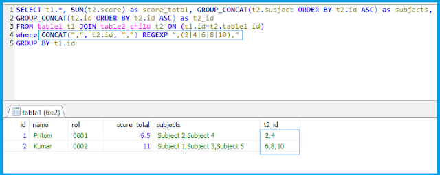Code Samples: MySQL find_in_set Sith Multiple Search String | MySQL Variable With Multiple ...