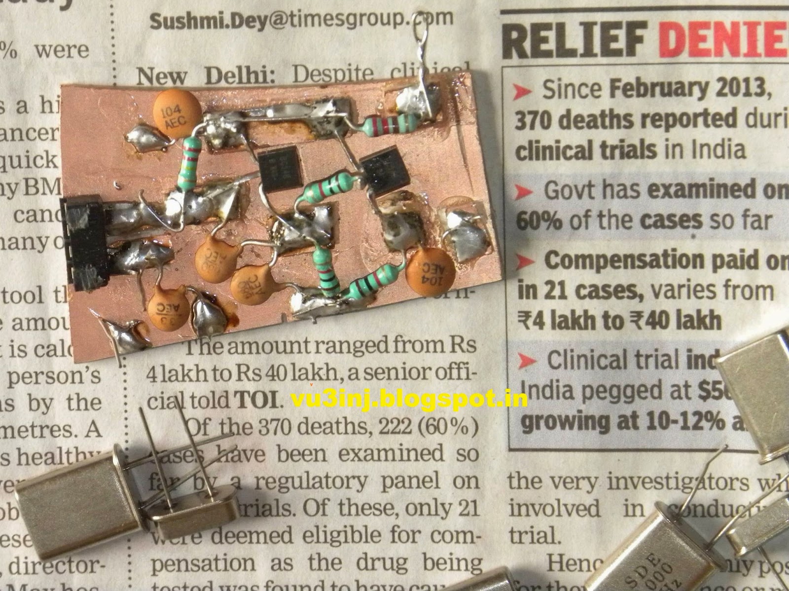 INDRAJITSINH: xtal filter making 1