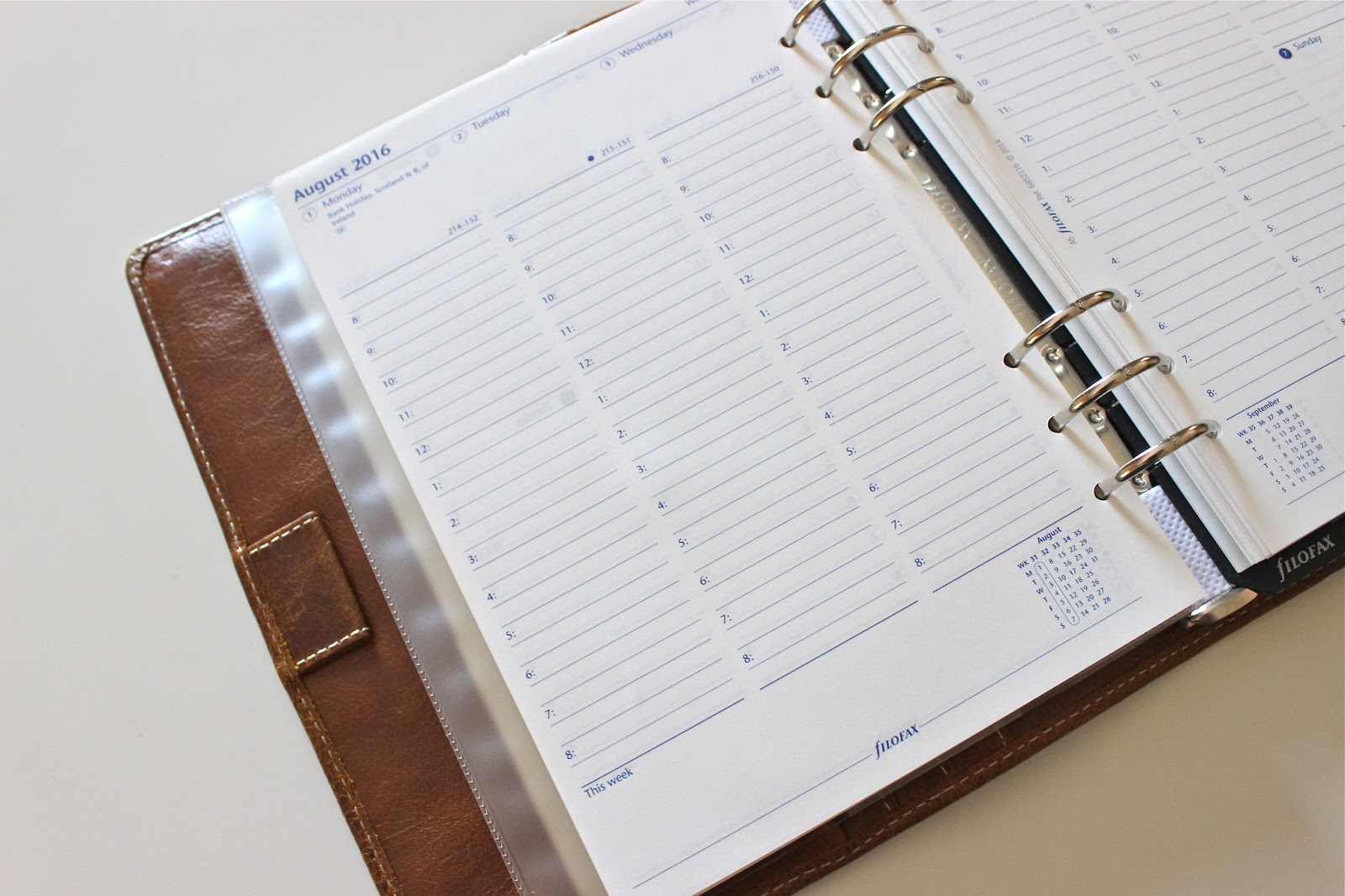 Love So Electric : Filofax Ochre Malden A5 Review