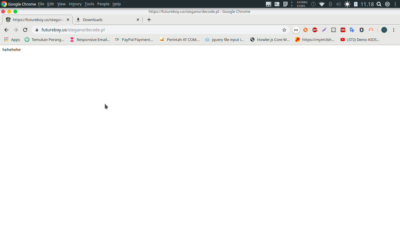 Tutorial Steganography Online