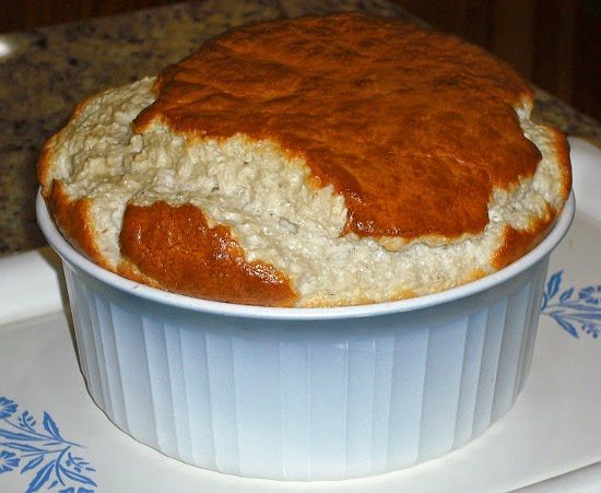 CorningWare 411: Blue Cheese in French Bleu - Gorgonzola & Walnut Souffle
