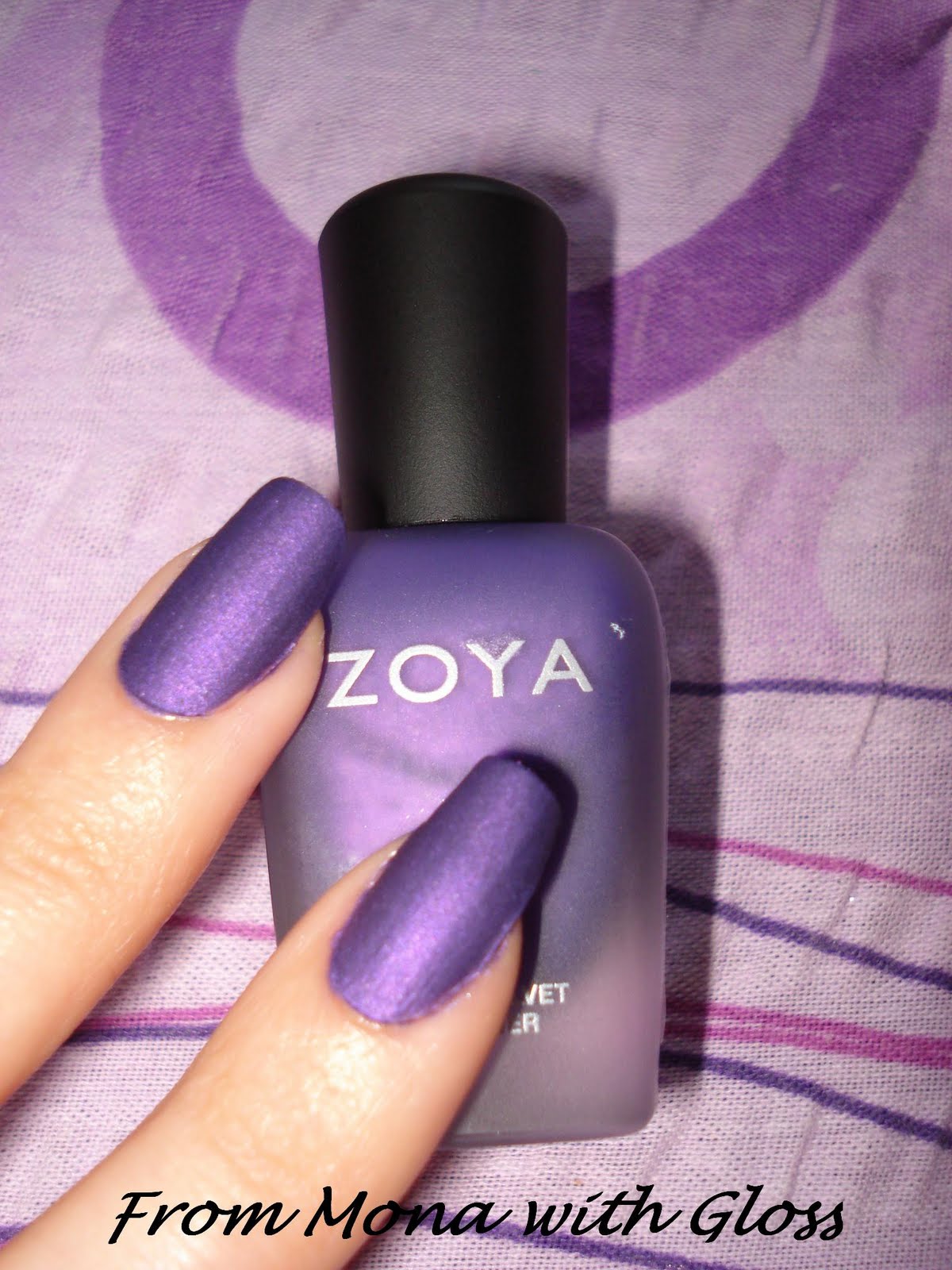 From Mona with Gloss: NOTD: Oja mata de la Zoya
