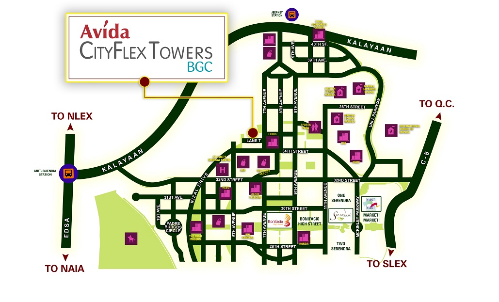 Avida Condominium Developments: Avida CityFlex Towers BGC