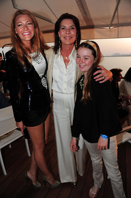 The Hollywood Road: Blake Lively with Princess Caroline at Chanel ...