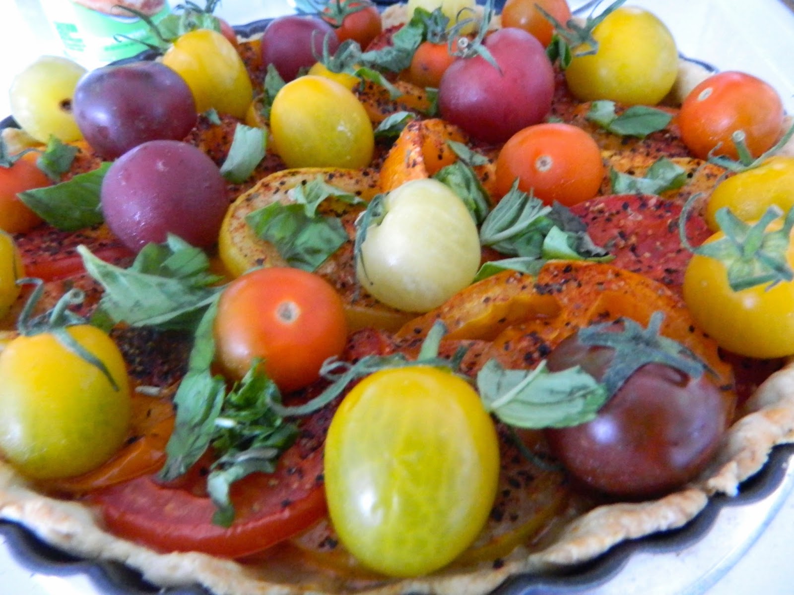 Her Kitchen Addiction: Summer Tomato Tart