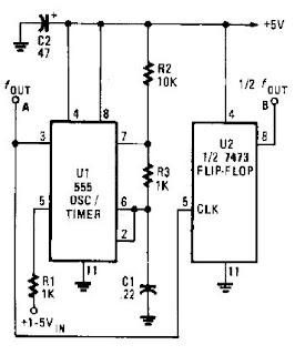 Electronic Circuits for Beginners: 555 simple VCO
