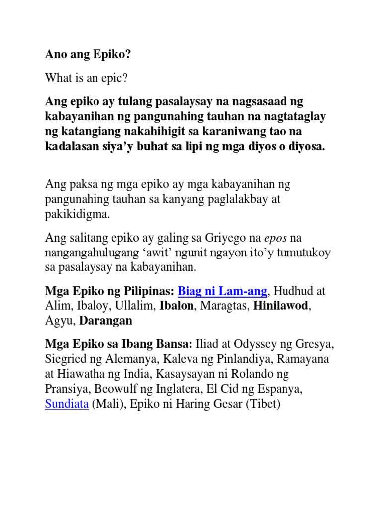 ano ang paksa - philippin news collections