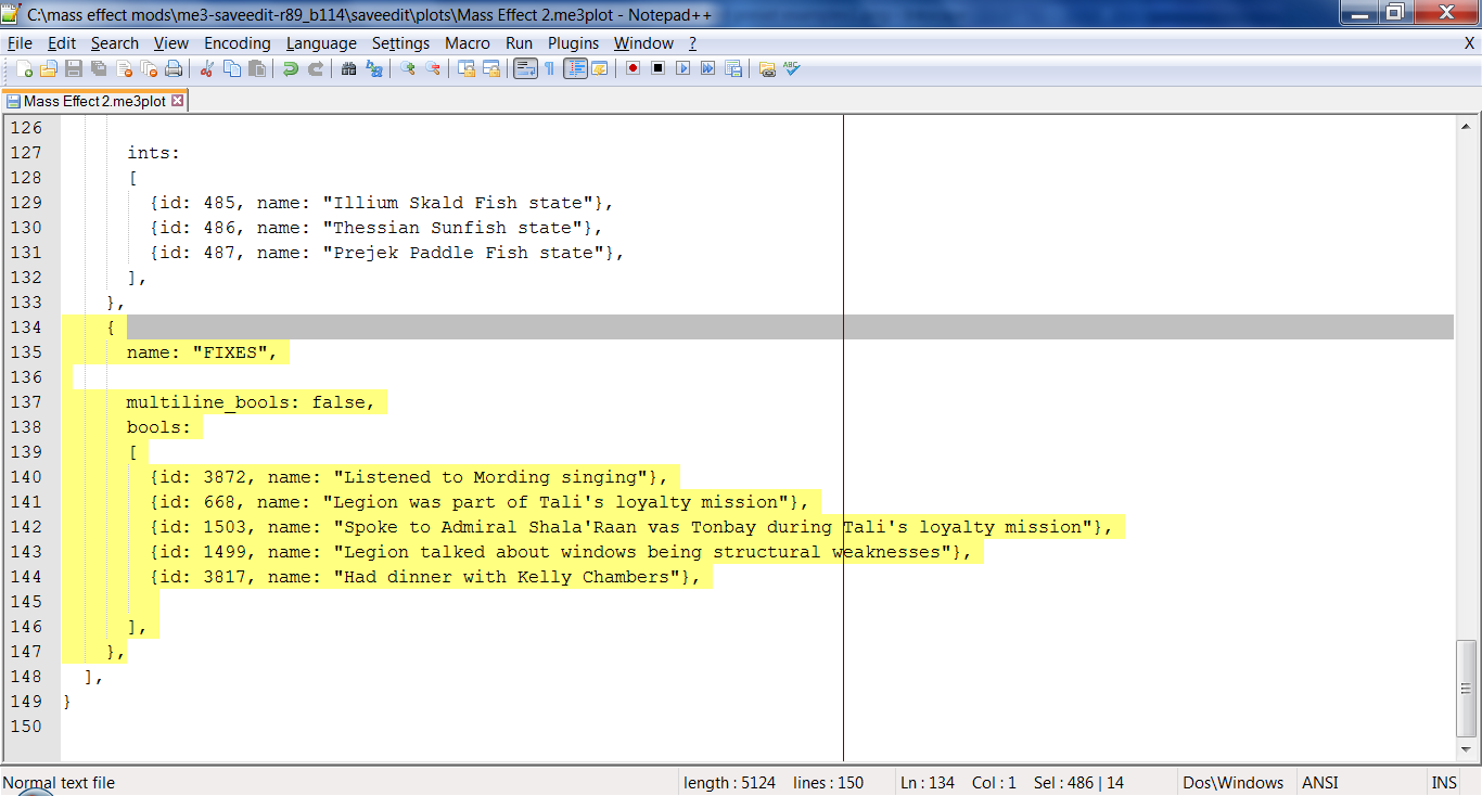 Augmented Reality Mods: Adding PlotIDs to Gibbed's ME 3 save editor