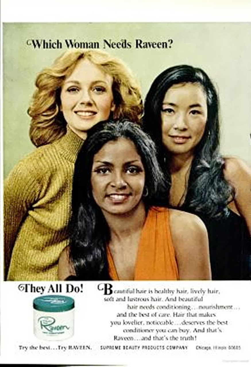 Black Ethnic Advertising / Magazine Covers: Advertising, Hair 1