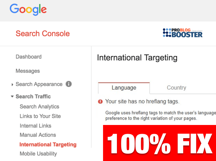 [Fixed] Your Site Has No Hreflang Tags | Search Console Error Solved