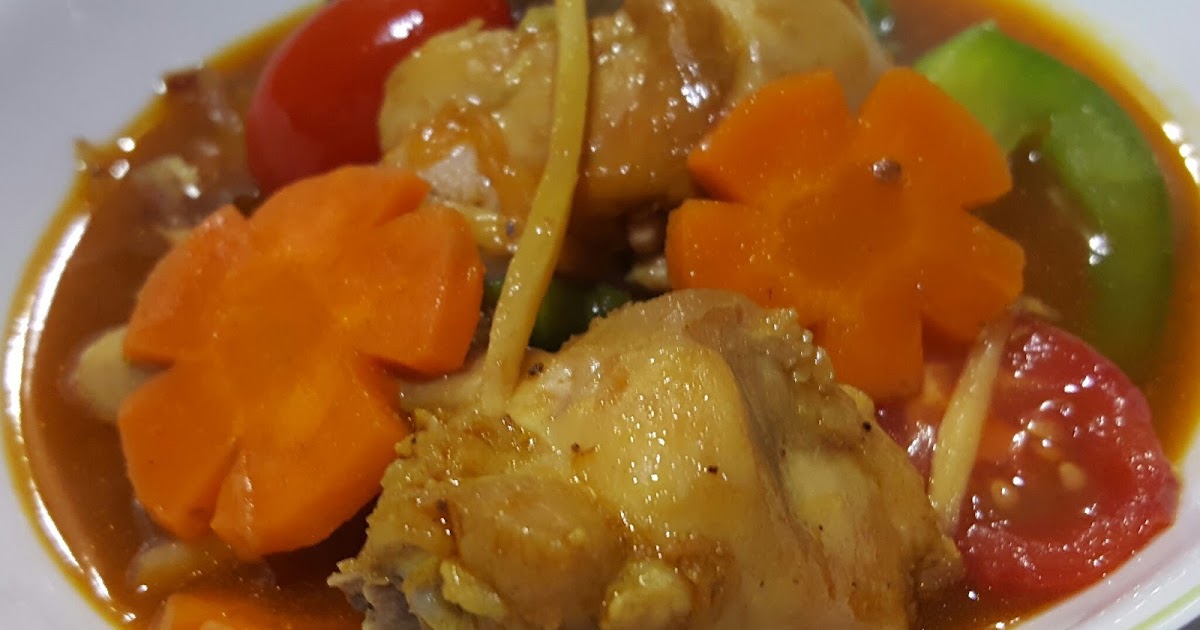ZULFAZA LOVES COOKING: Ayam masak halia berkuah