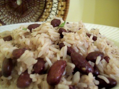 Recipe Safari: Riz et Pois (rice and beans Haitian style )