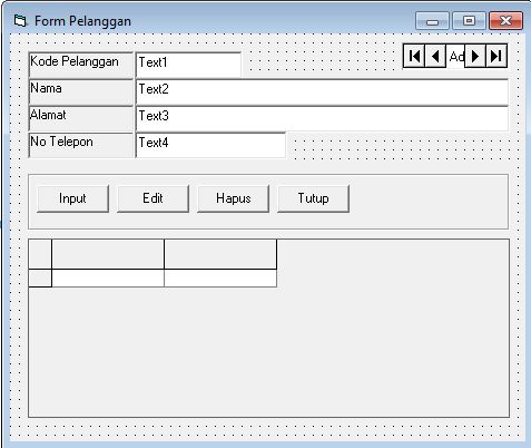 Membuat Form Pelanggan Aplikasi Kasir - TUTORIAL VB.NET DAN VB 6.0