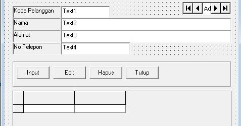 Membuat Form Pelanggan Aplikasi Kasir - TUTORIAL VB.NET DAN VB 6.0