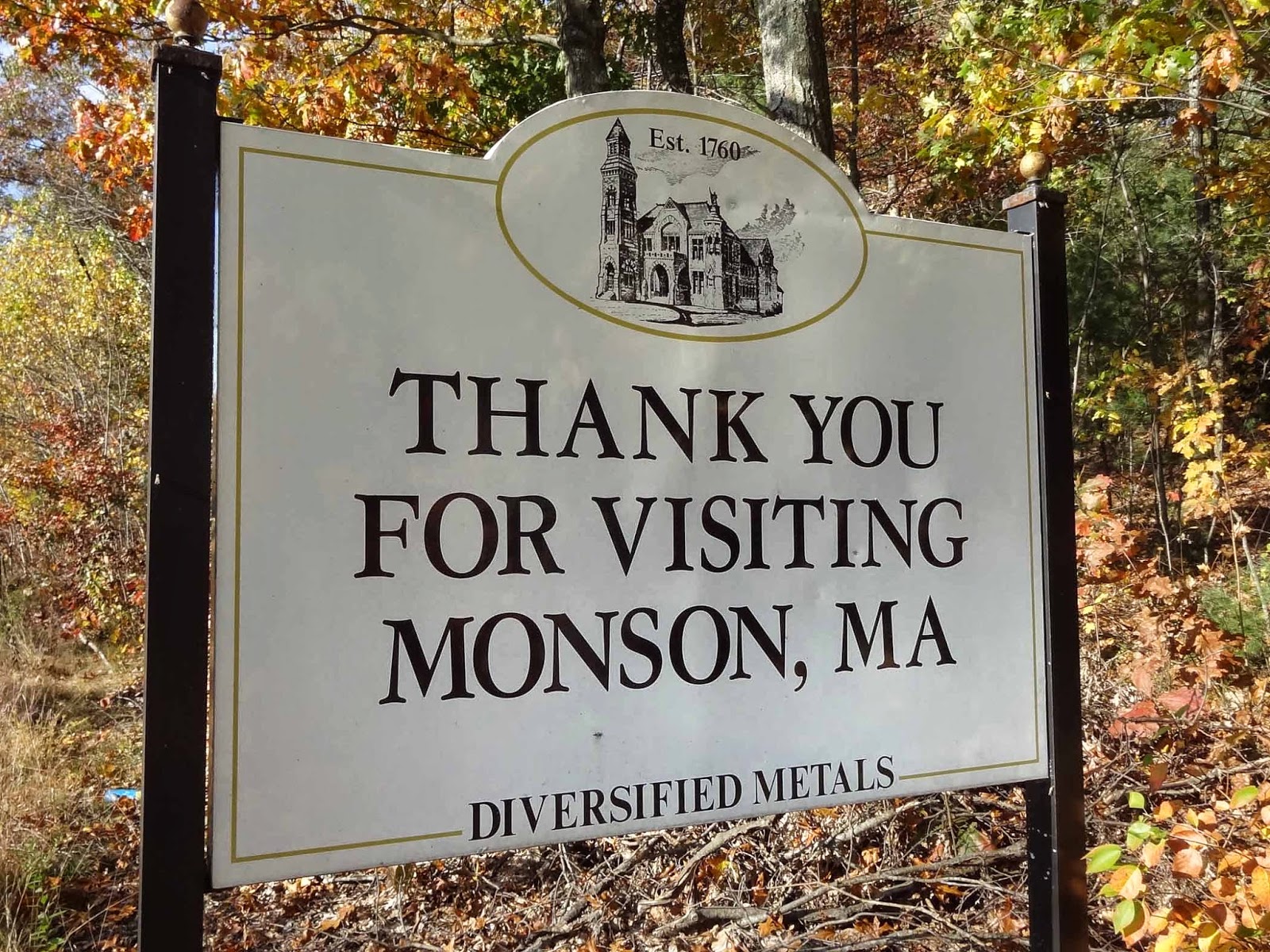 Geographically Yours Welcome: Monson, Massachusetts