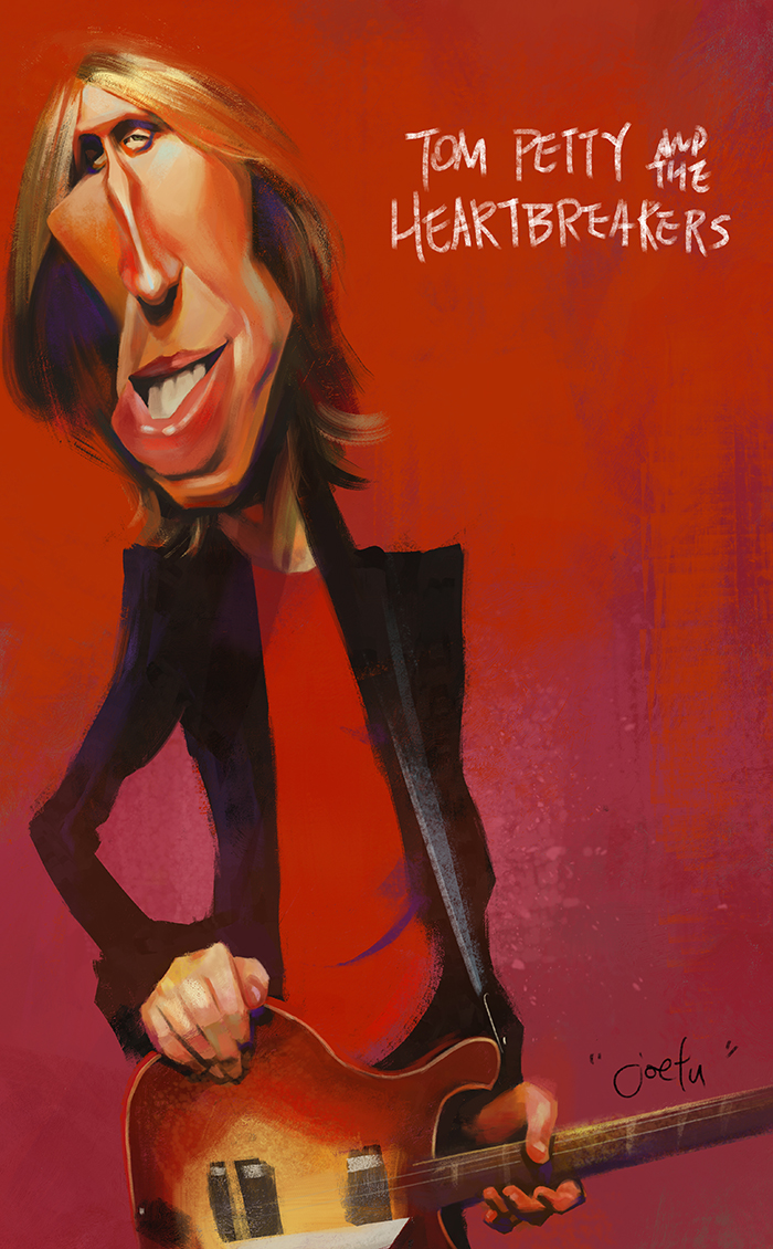 肖像漫畫JOE: Caricature: Tom Petty
