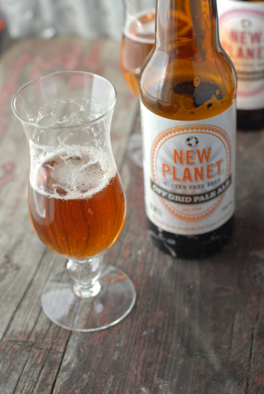 Wild Rice-Sumac-Cayenne Wings and New Planet Gluten Free Beer