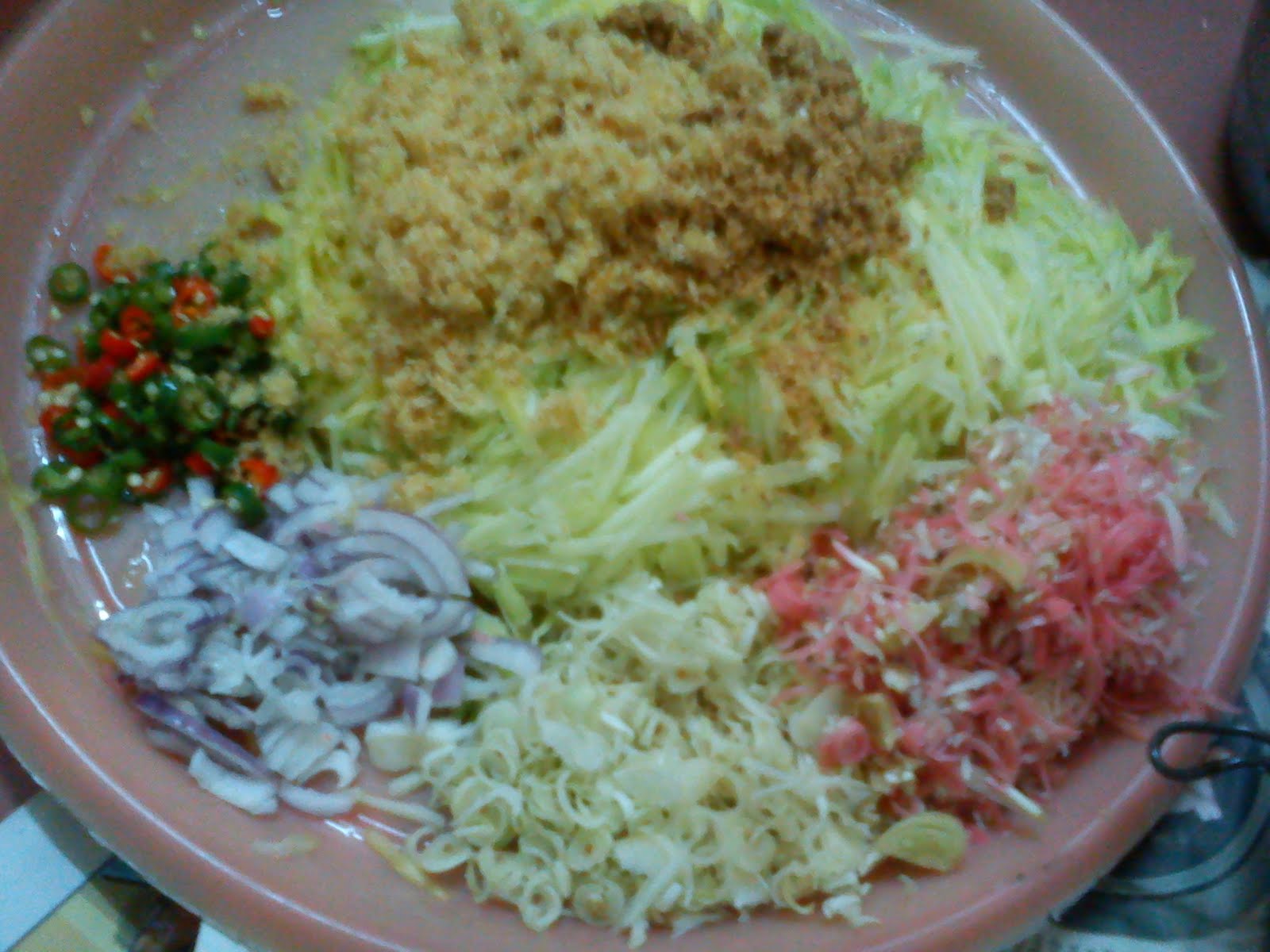 Aku.. : RESEPI : KERABU MANGGA ....