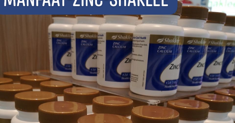 Manfaat zinc plus Shaklee