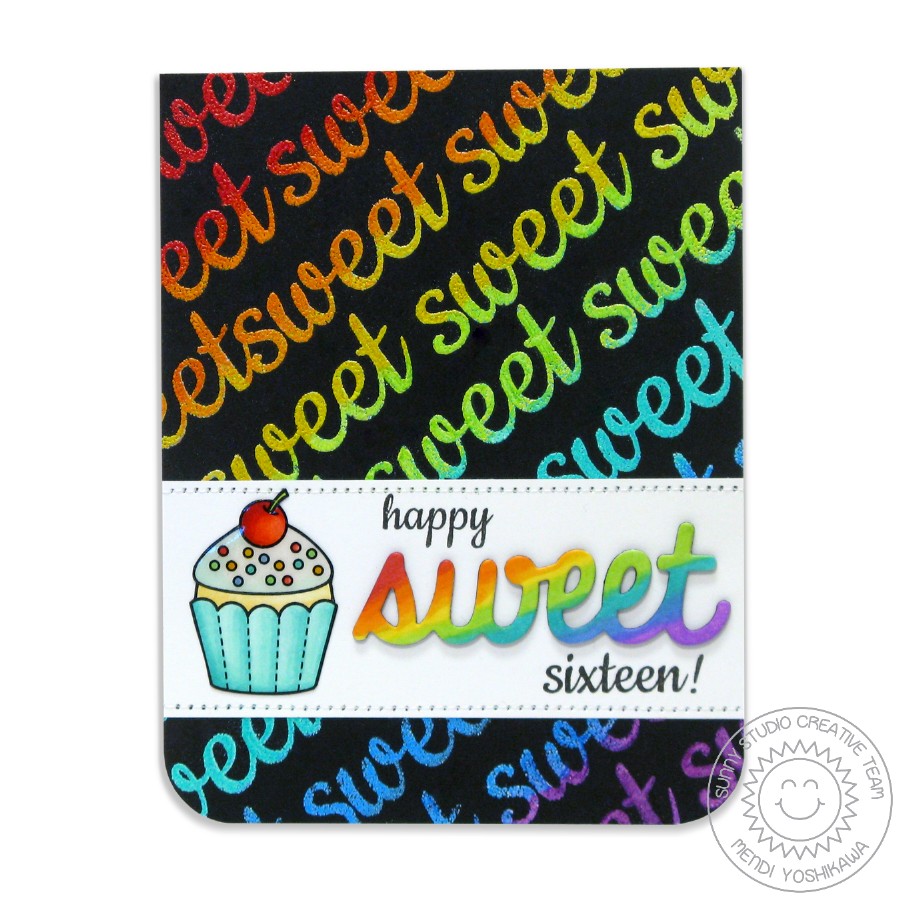 Sunny Studio: Inspiration Week: Introducing Sweet Shoppe Stamps & Word Die