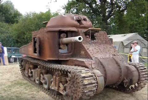 Just A Car Guy: the first M3 Grant tank sent to the UK for testing ...