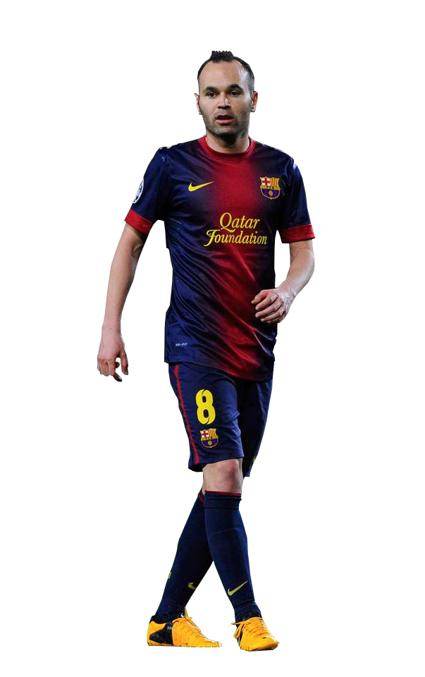 Giaan Renders: Render de Andres Iniesta(Barcelona) 2013