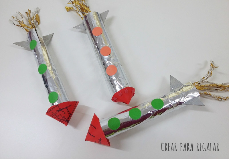 Cohete espacial para que los niños viajen a la luna - Crear Para Regalar