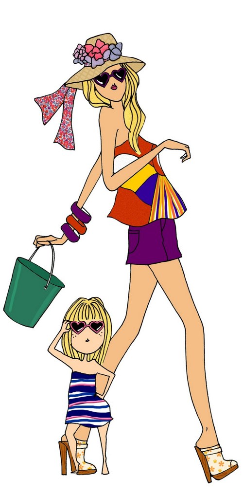 Come In Fashionistas !!: Angeline Melin's Illustrations ♥