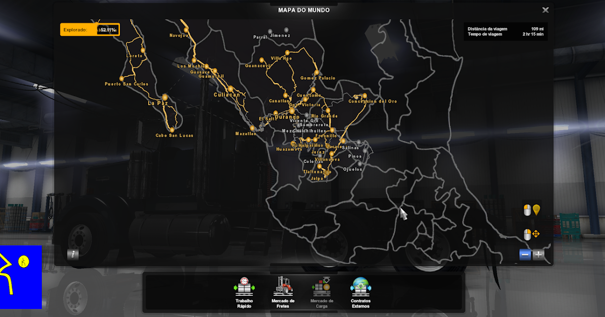 MTRMARIVALDOTADEU: American Truck Simulator - Mexico Extremo Map v 2.0. ...