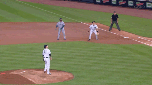 Blue Jay Hunter Tumblr — GIFS: Edwin Somehow Called Out for Interference