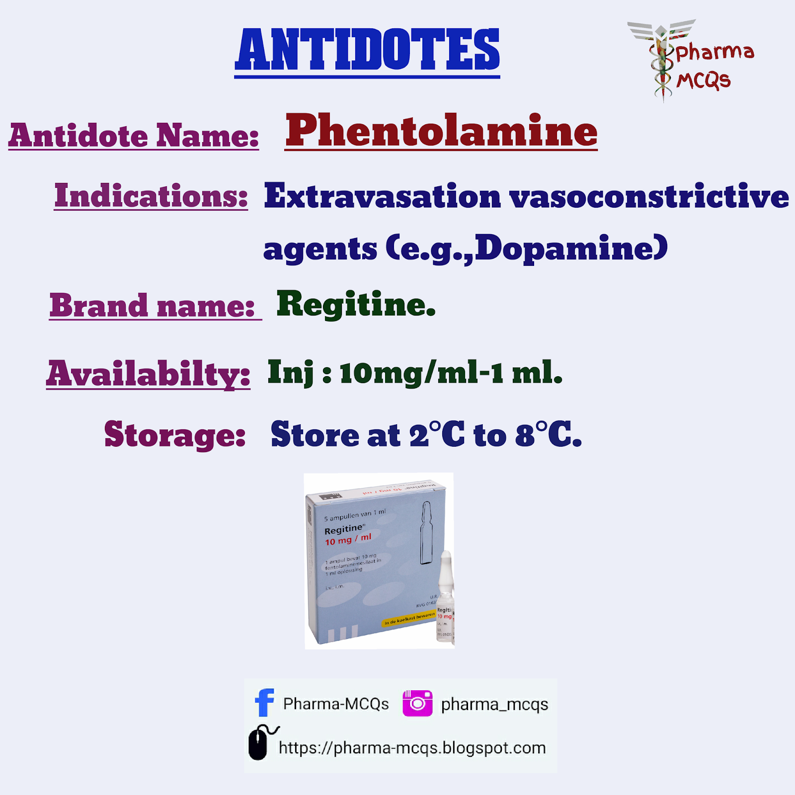 Pharma-MCQs: Antidotes