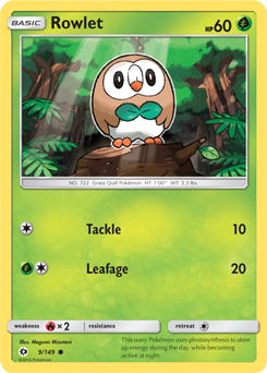 Rowlet -- Sun and Moon Pokemon Card Review | PrimetimePokemon's Blog