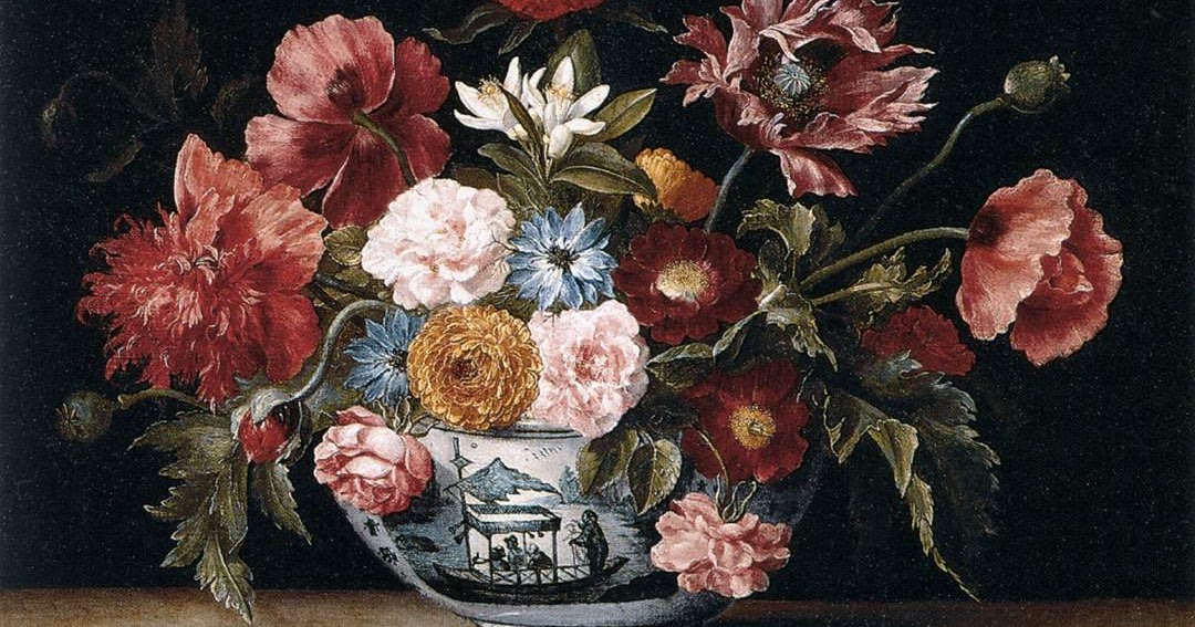 FRENCH PAINTERS: Jacques LINARD Chinese Bowl with Flowers