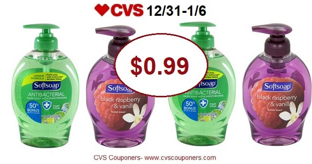 Softsoap Liquid Hand Soap, Only $0.99 at CVS! (12/31-1/6) | CVS Couponers