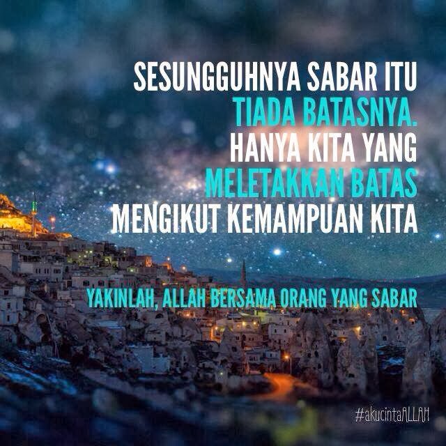 Sini Saya Salwa: Allah Bersama Orang Yang Sabar