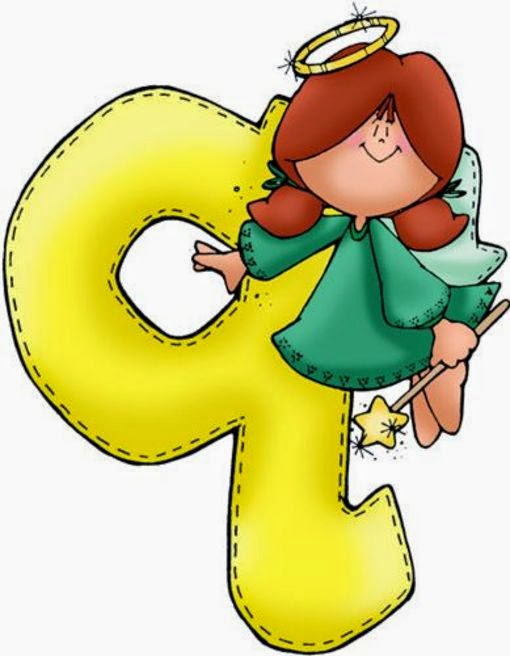 Manualidades Lu Corazon de Luisa Salas Velásquez: LETRAS CON ANGELITOS