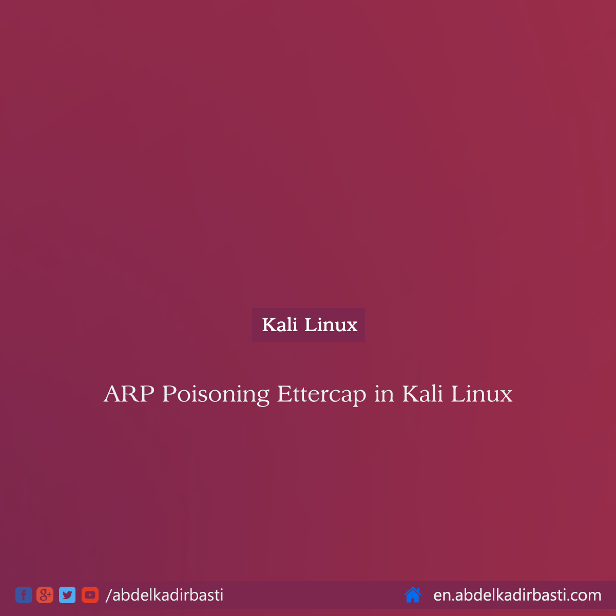 Arp Poisoning Ettercap In Kali Linux Community Of Ideas