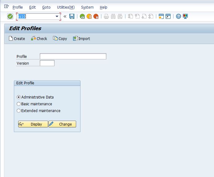VENKAT SAP BASIS: What is SAP Profile?