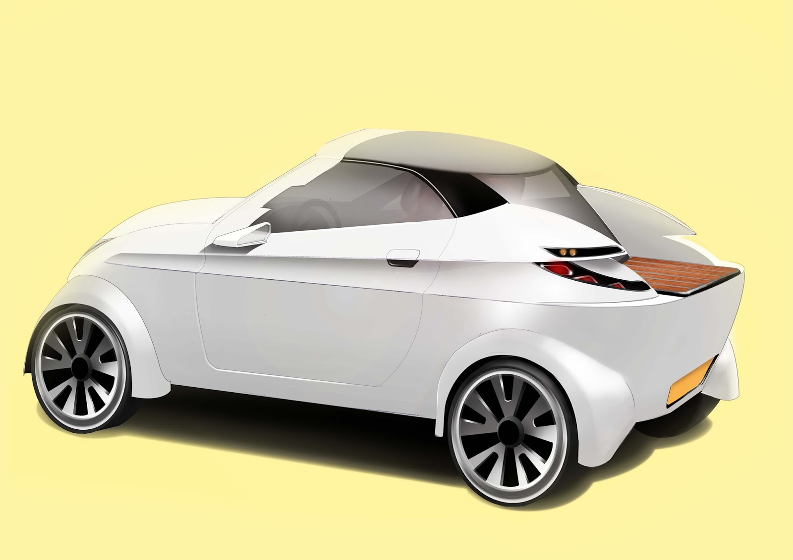 LEAPER DESIGNS PORTFOLIO: Small Luxury Car Concept