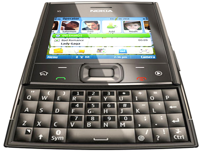 Smartphone 3G Nokia X5 Teclado Qwerty
