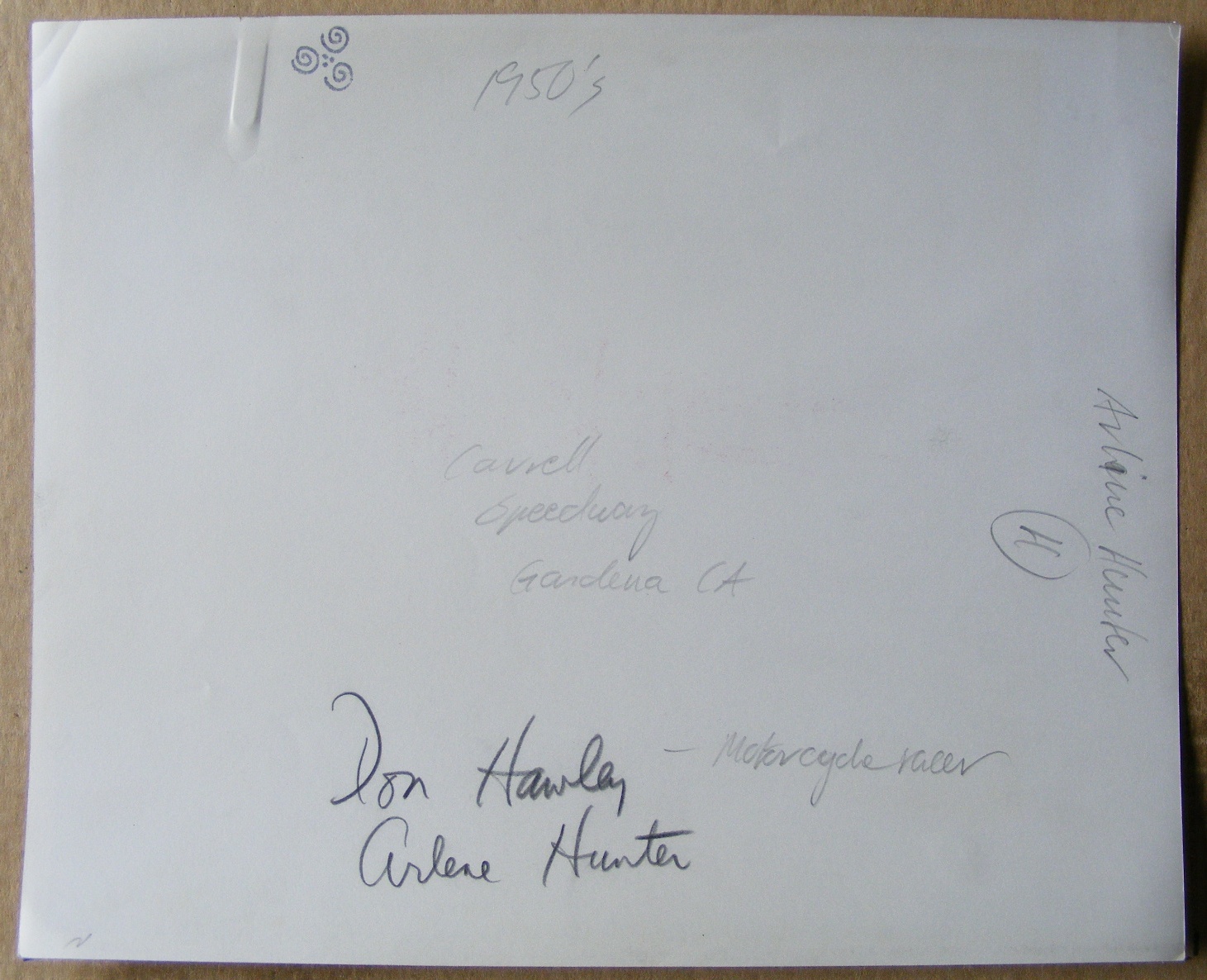 Nostalgia on Wheels: Don Hawley @ Carrell Speedway in Gardena, CA - 1950's